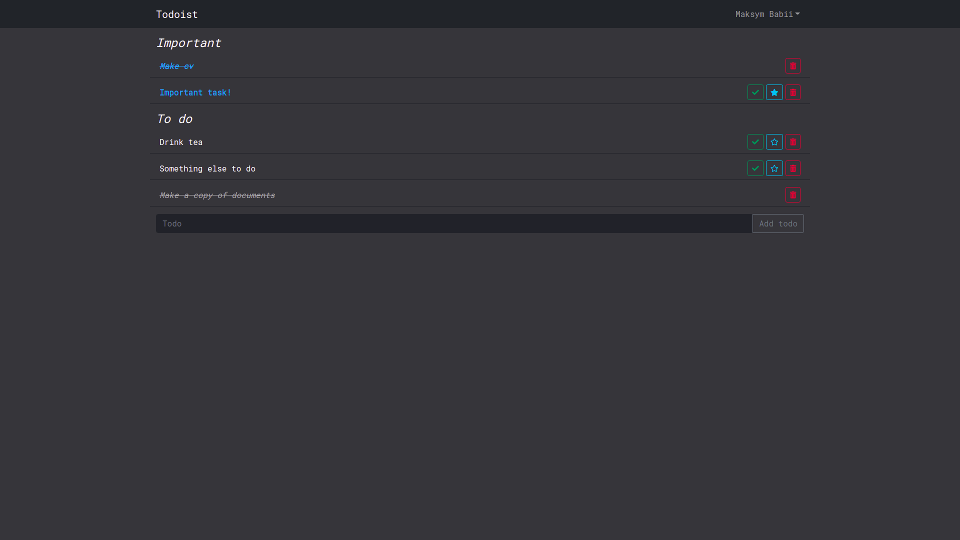 Maksym Babii | Full-stack developer